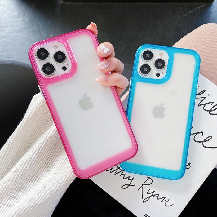 Jual Casing IPhone 13 14 PRO MAX Transparan Mewah Tahan Benturan Bening ...