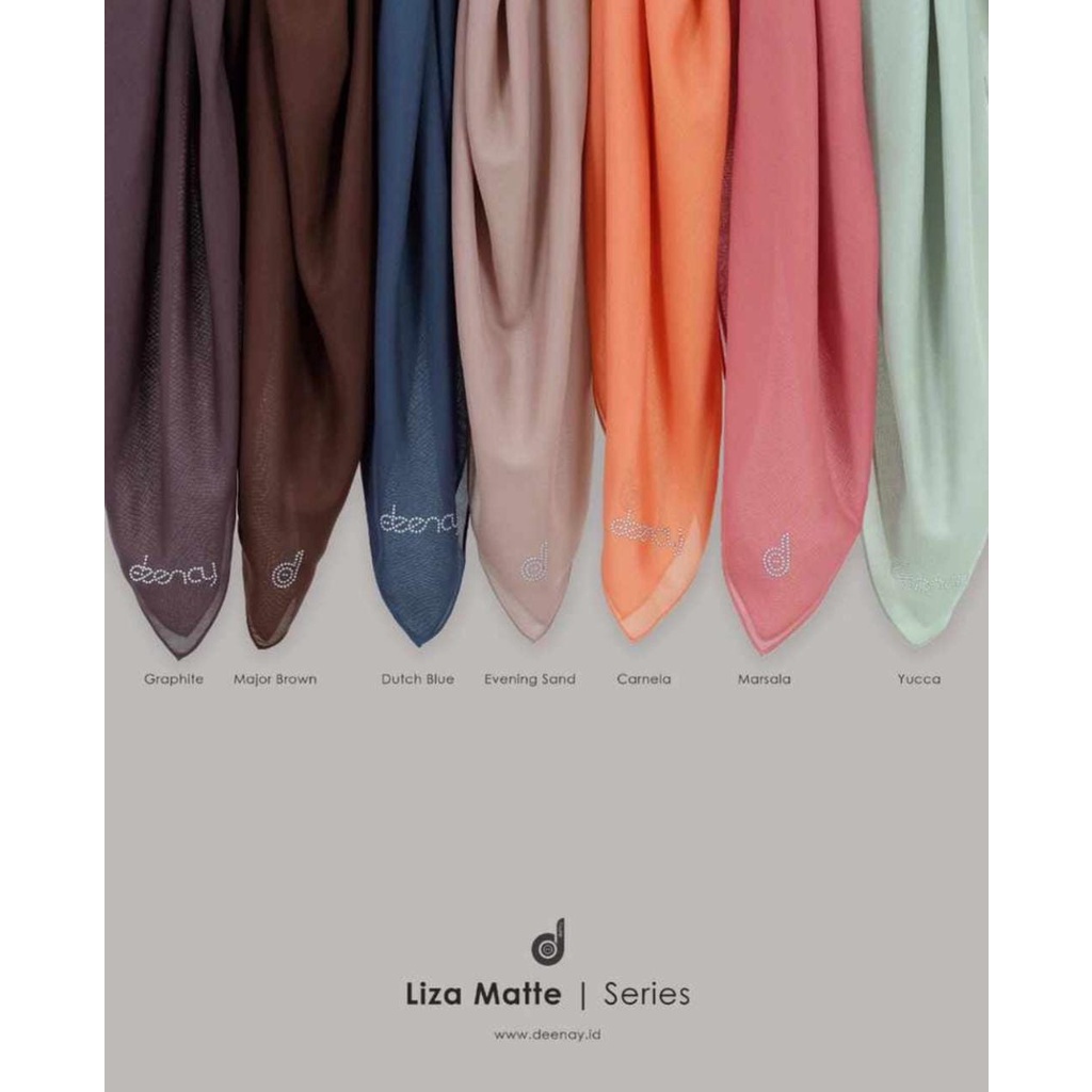 Jual JILBAB POLOS DEENAY SERI LIZA LOGO MATTE ORIGINAL | Shopee Indonesia