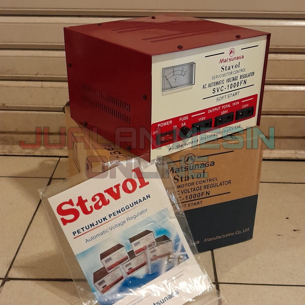 Jual Stavol 1000 watt Stabilizer Matsunaga SVC 1000 FN | Shopee Indonesia