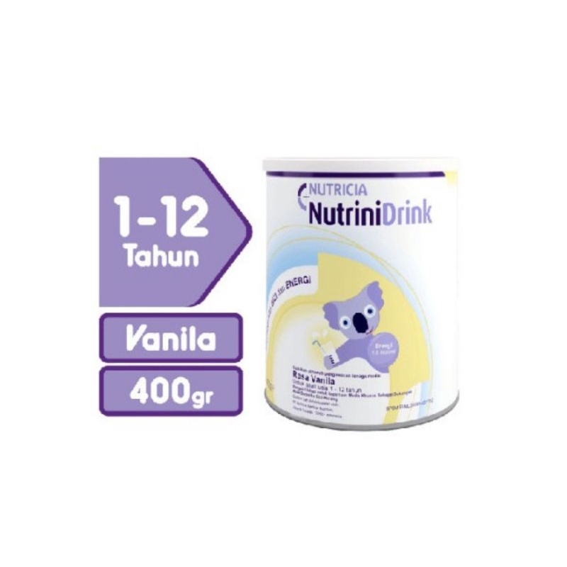 Jual NUTRINIDRINK NUTRINI DRINK 400 GR POWDER VANILA | Shopee Indonesia