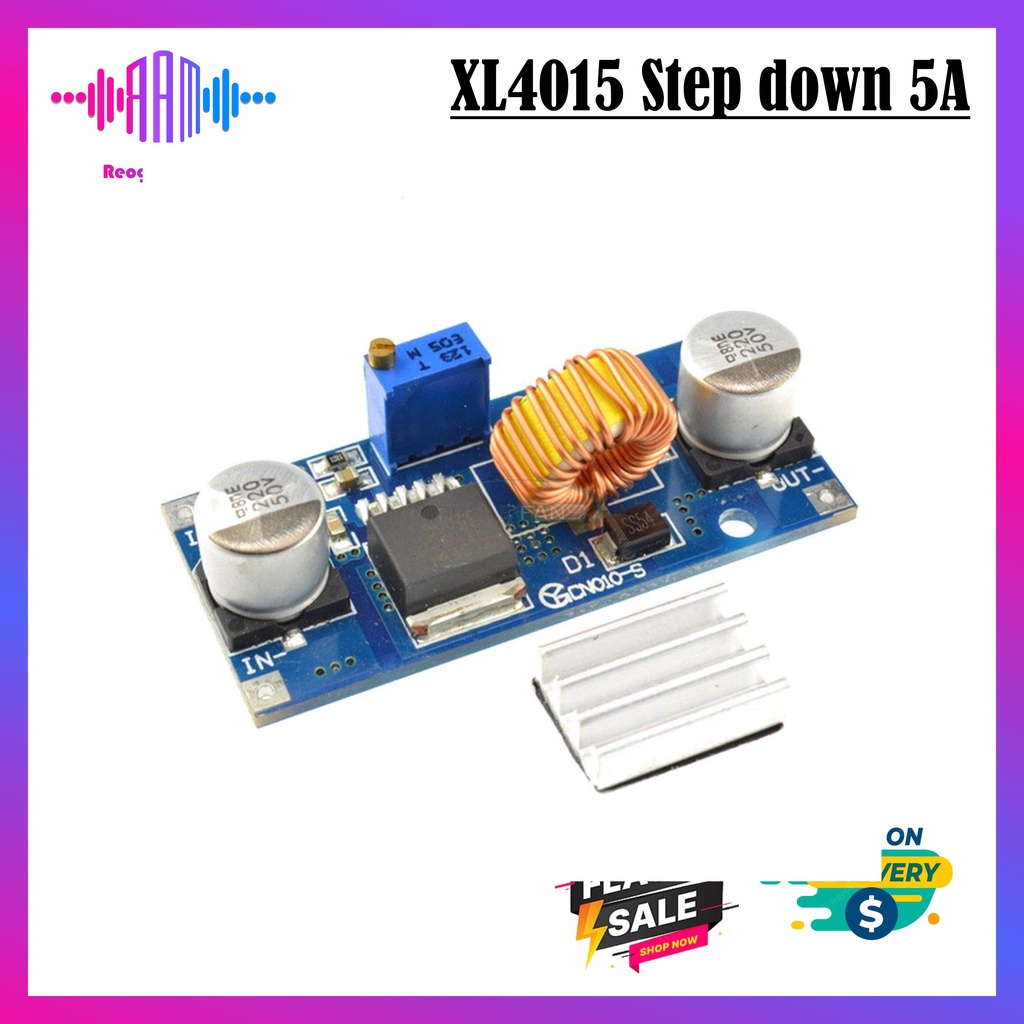 Jual XL4015 Step down 5A penurun penstabil tegangan DC - DC regulator Converter | Shopee Indonesia