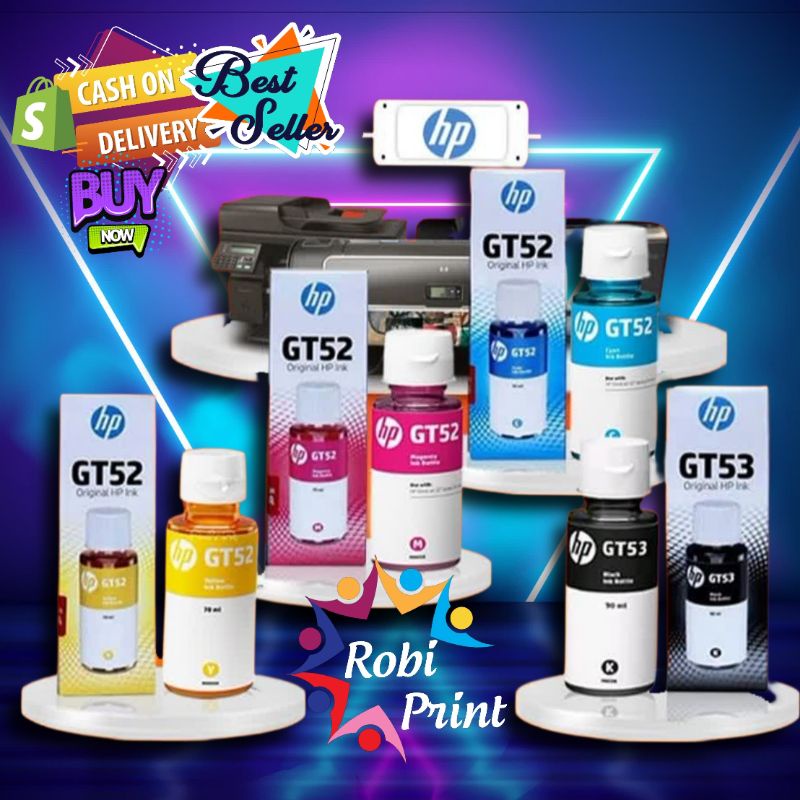 Jual Tinta HP GT53 GT52 For Printer GT5810 GT5820 New Model | Shopee ...