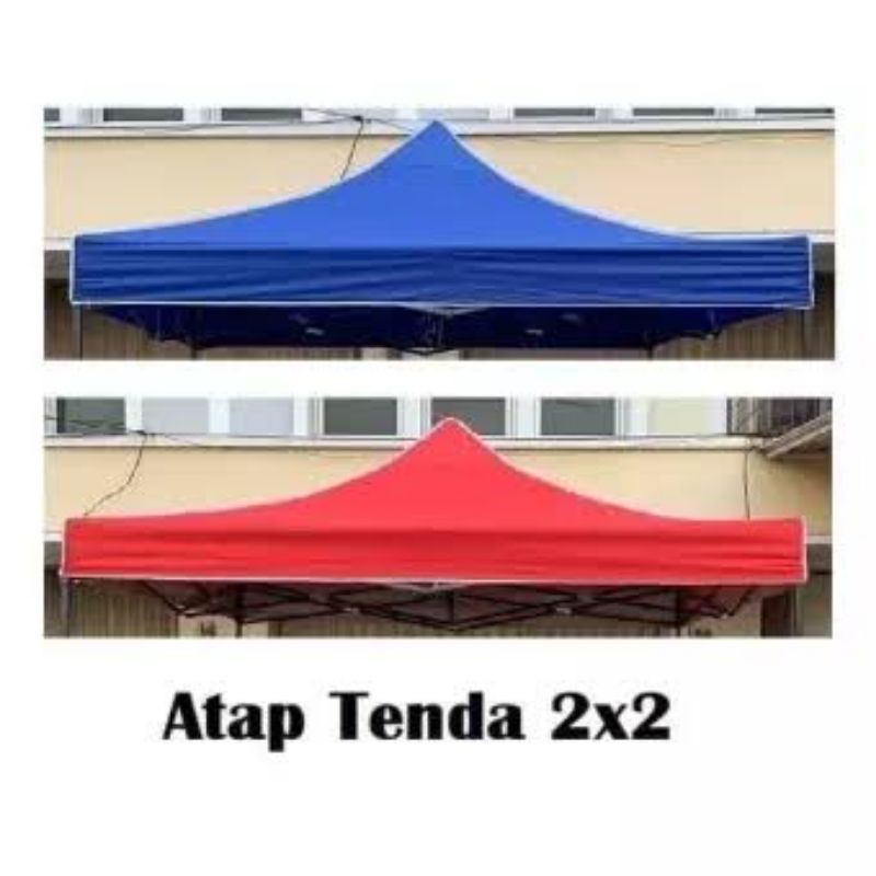 Jual atap terpal tenda lipat 2x2 cover atap stand tenda cafe gazebo ...