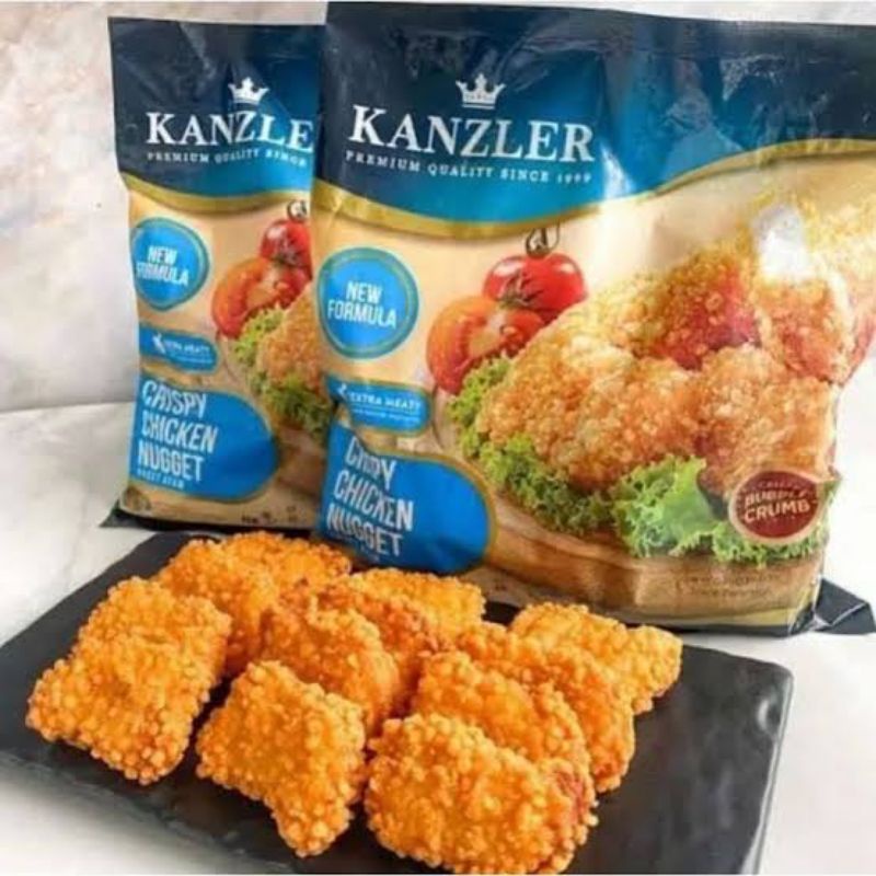 Jual Kanzler Crispy Chicken Nugget Bubble Crumbs/Nuget ayam 450 gr ...