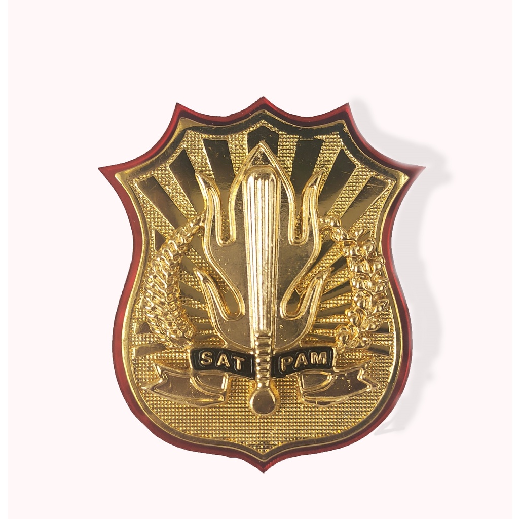 Jual Kewenangan Satpam datar/ Cembung/ Gold | Shopee Indonesia