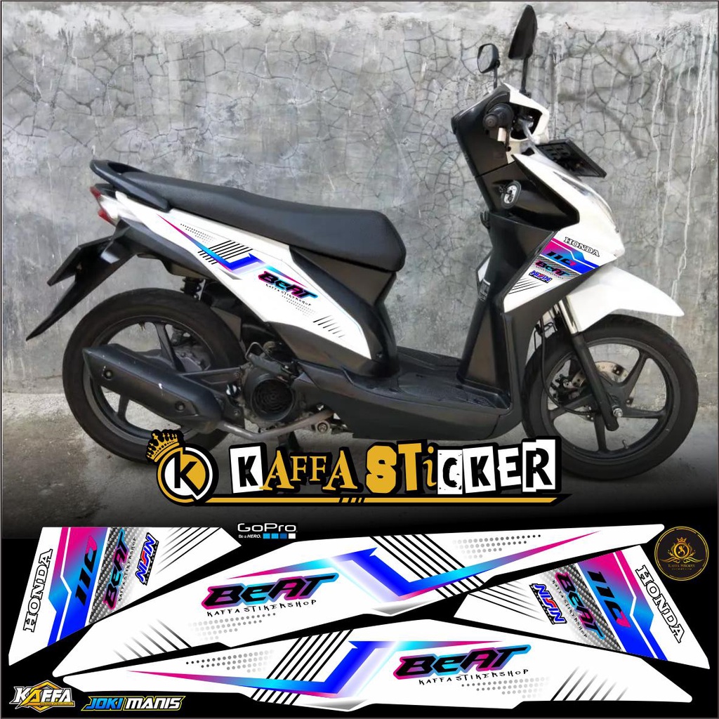Jual STICKER STRIPING BEAT FI - SRIPING HONDA BEAT FI POLET LIST STIKER ...