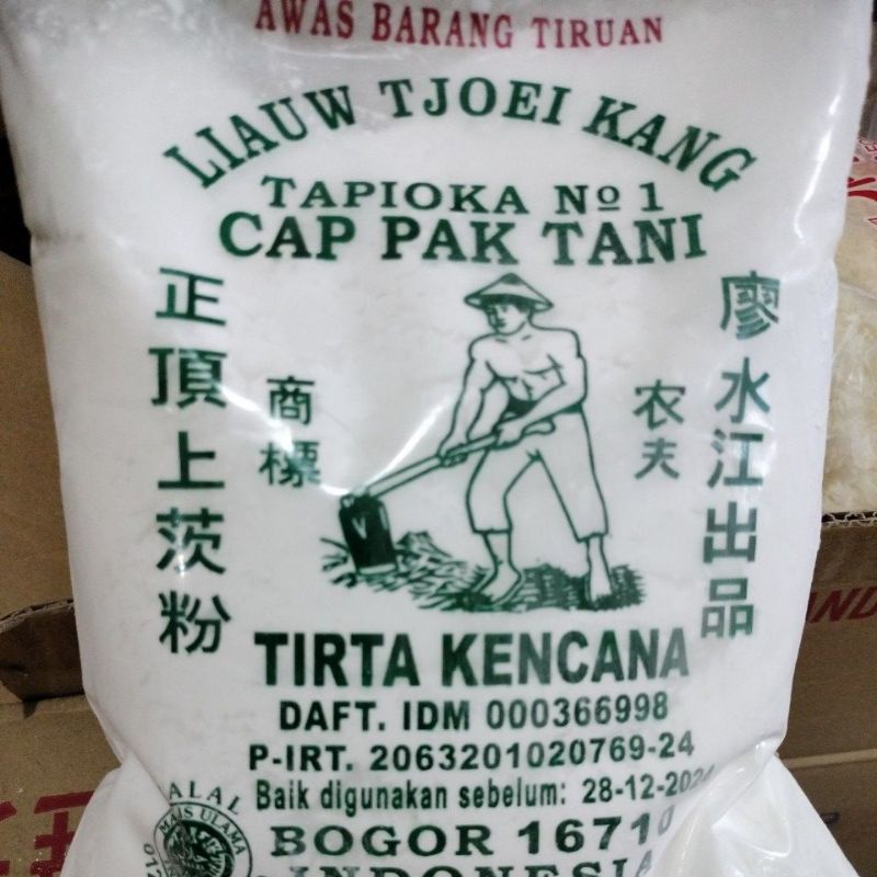 Jual TAPIOKA CAP TANI / TEPUNG SAGU PAK TANI LIAUW TJOEI KANG 1 KG ...