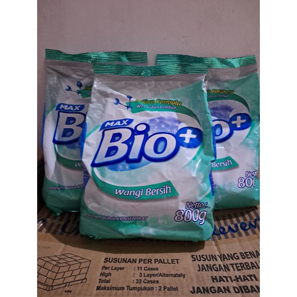 Jual Max Bio+ Detergen Wangi Bersih 800gr | Shopee Indonesia