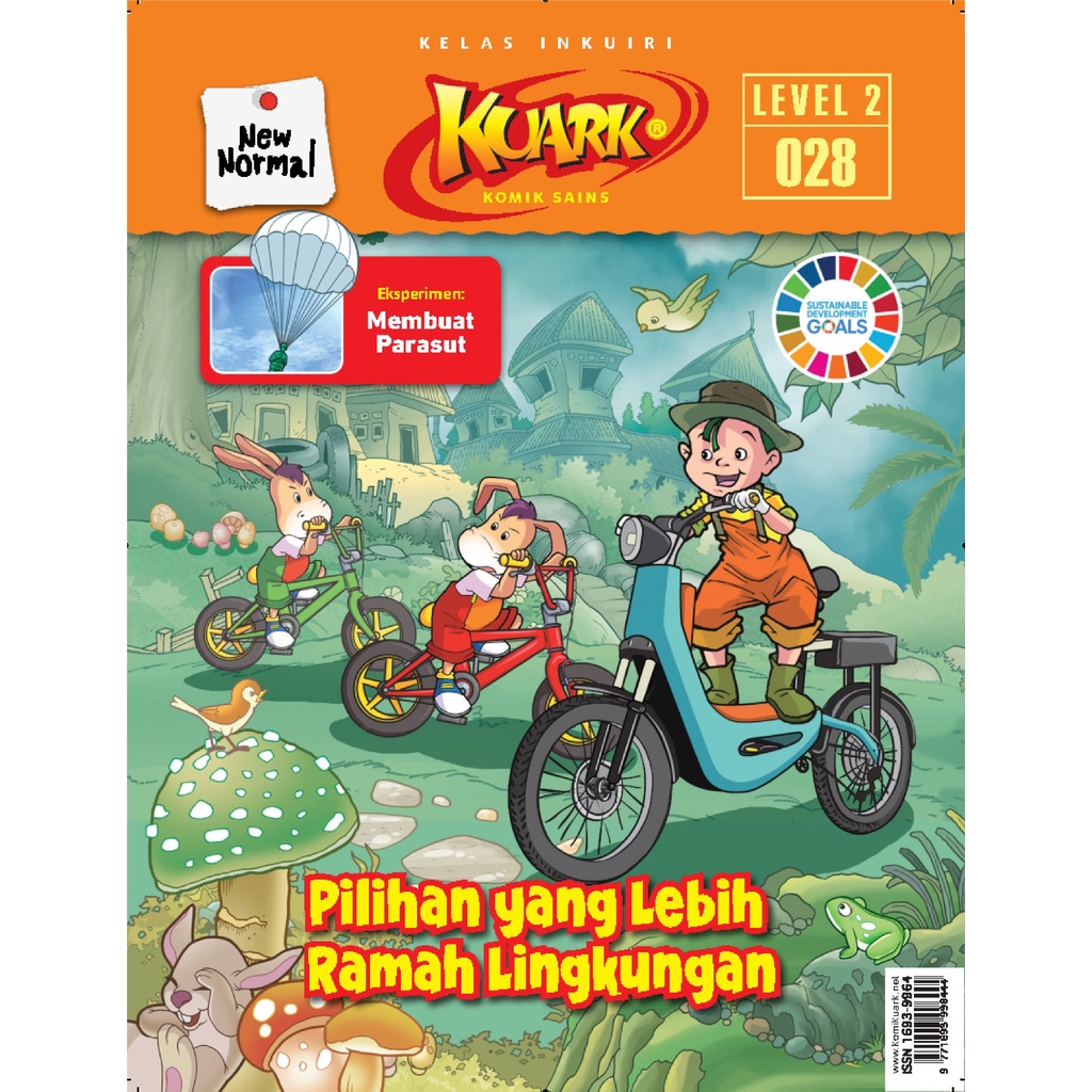 Jual KUARK Komik Sains Level II Nomor 028 New Normal - Materi OSK 2023 | Shopee Indonesia