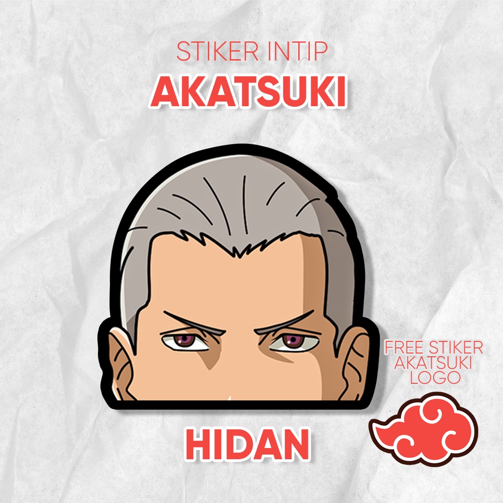 Jual Stiker Intip Akatsuki Anime Naruto / Sticker Waterproof | Shopee ...