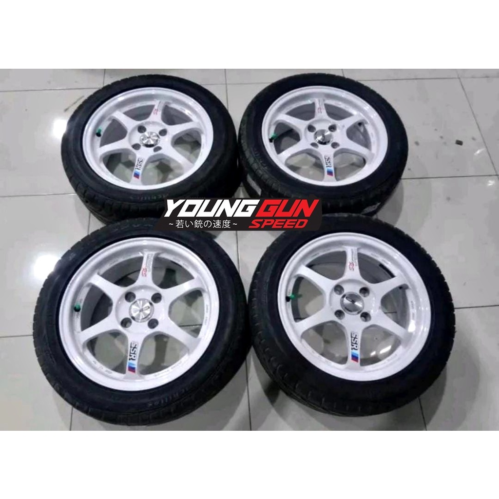 Jual Velg AGYA Ring 15 Racing SSR TYPE-C R15x6,5 H4x100 PUTIH Velg ...