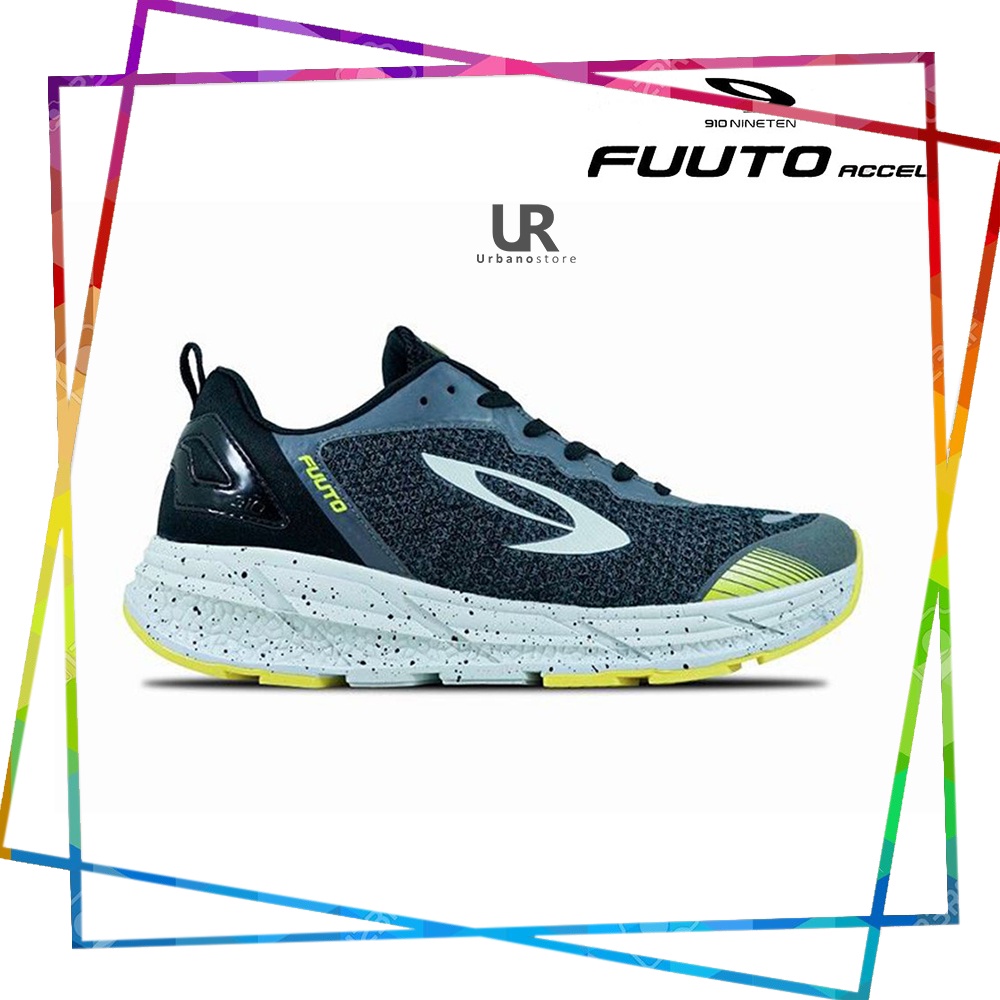 Jual Sepatu Sneakers Running Original 910 NINETEN FUUTO ACCEL - Abu ...