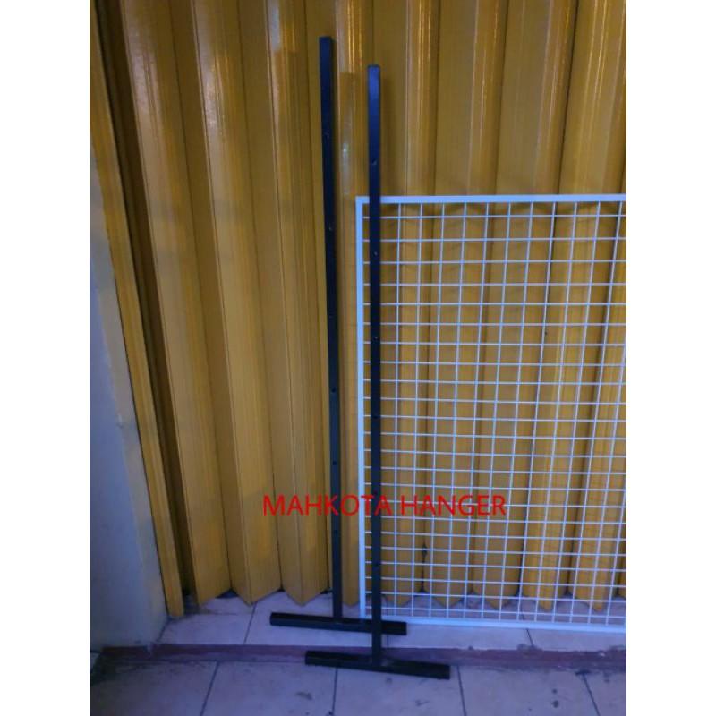 Jual Kaki Rak Mundo 150 Cm Hitam / Tiang Mundo / Kaki Mundo / Kaki Ram ...