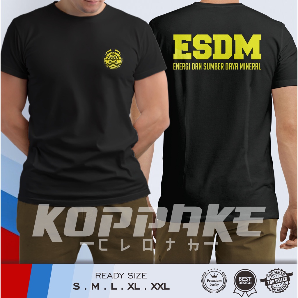 Jual Kaos Baju Kementerian Energi dan Sumber Daya Mineral ESDM Kaos Pemerintahan | Shopee Indonesia