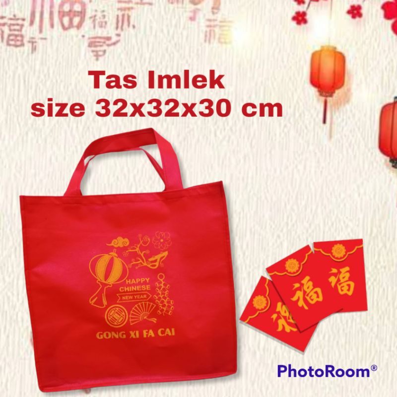 Jual Tas Imlek untuk Box Hampers Besar Jumbo size sd 30x30 cm | Shopee ...