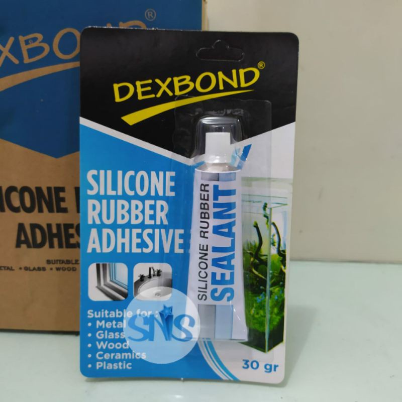 Jual LEM KACA / LEM SILICONE RUBBER SEALANT DEXBOND KECIL 30 GR SATU ...