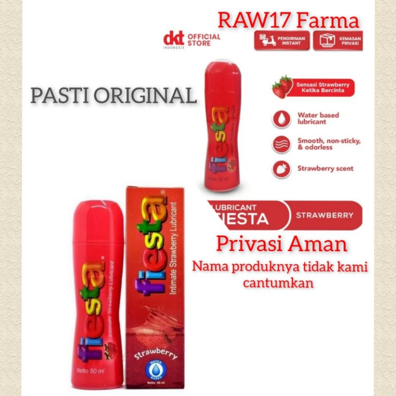 Jual Fiesta Lubricant Strawberry (1pc) | Shopee Indonesia