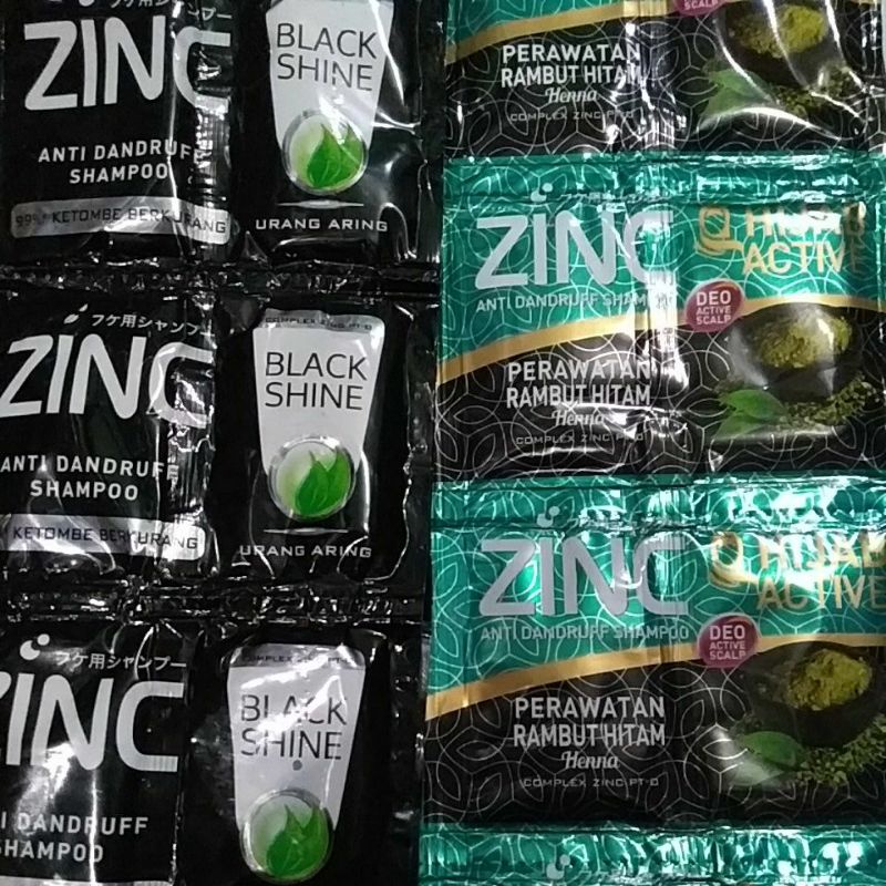 Jual Shampoo Zinc 1 renceng 24 sachet | Shopee Indonesia