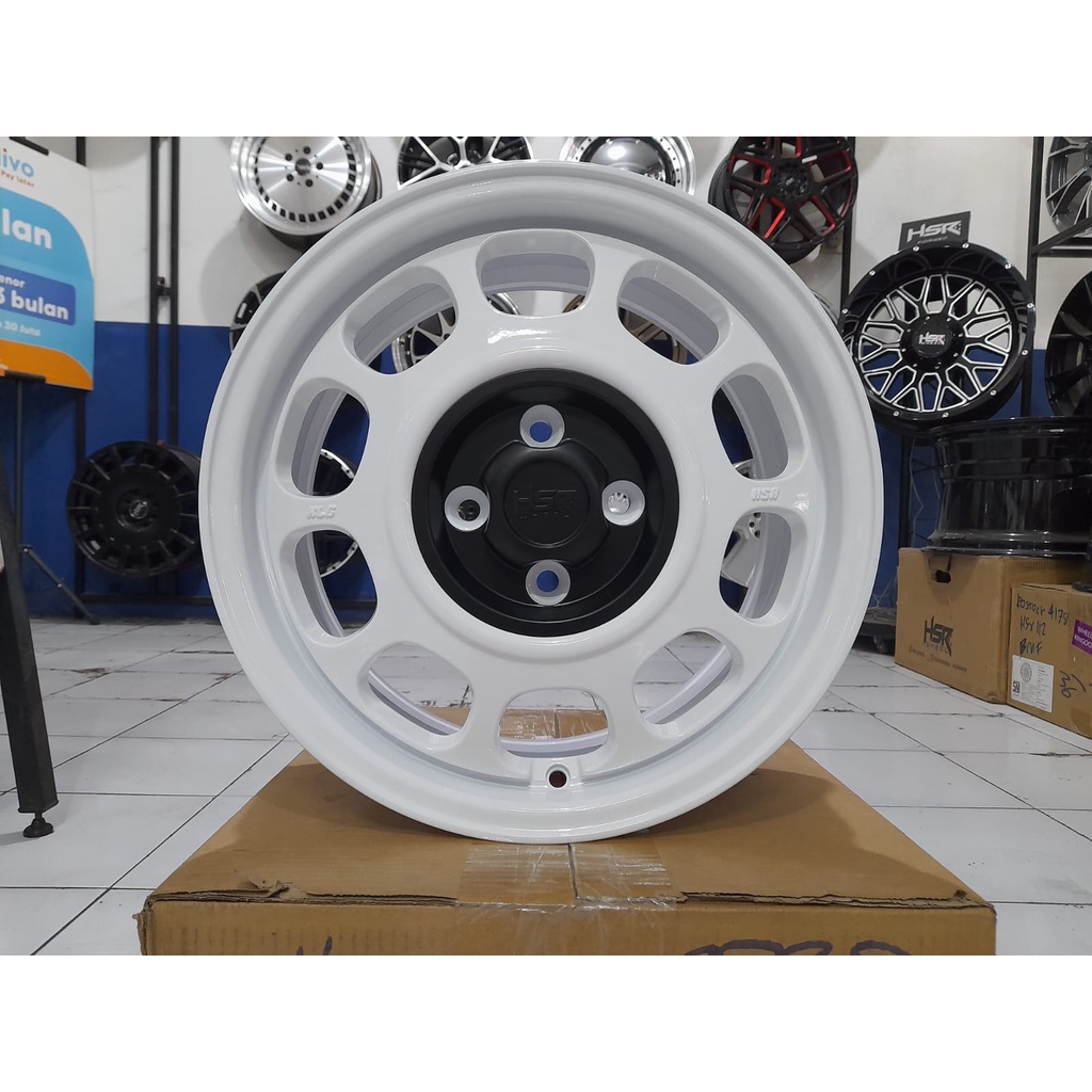 Jual velg rally look ring 15 hsr klg r15 pcd 4x100 velg brio calya yaris mobilio wheels kingdom ...