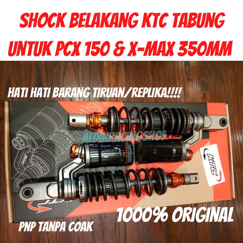 Jual Shock KTC Extreme 350mm Shockbreaker Racing PCX 150 Lokal XMAX ...