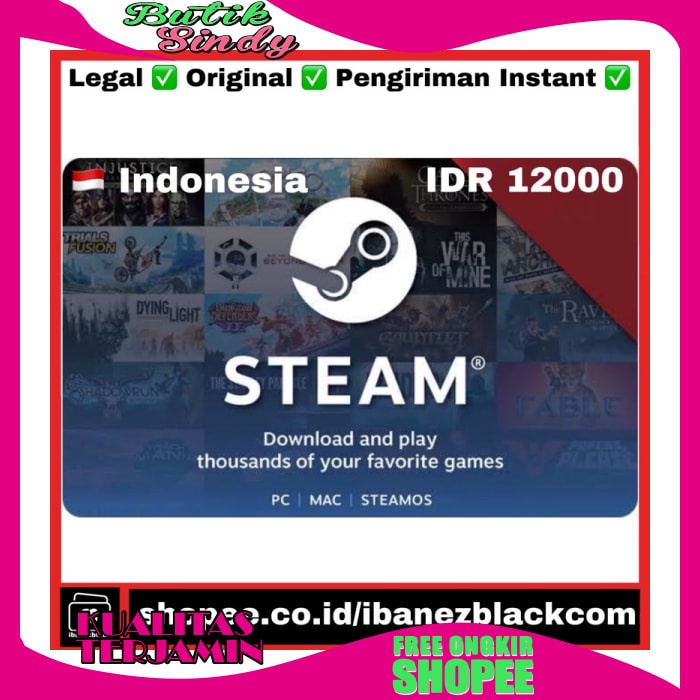 Jual Popuper / Murah / Promo / Original Steam Wallet Code Idr 12000 ...