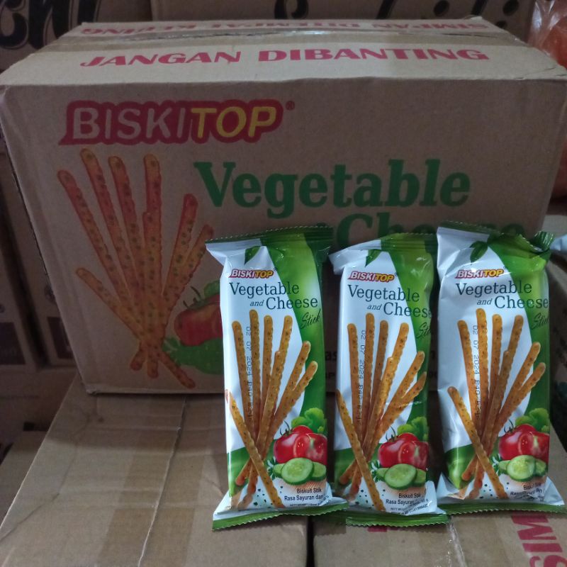 Jual Biskitop Vegetable 50 gram 1 dus isi 40 pcs | Shopee Indonesia