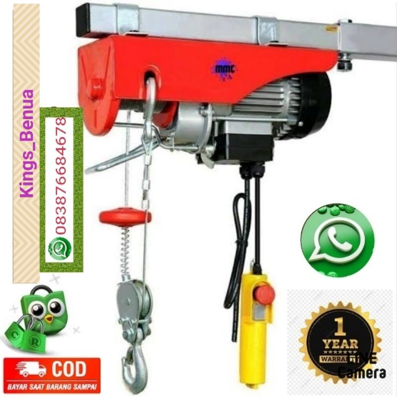 Jual Electric hoist 1000kg | Shopee Indonesia