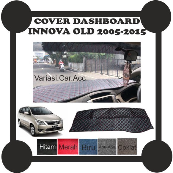 Jual Cover / Alas dashboard KULIT PREMIUM Motif Wajik Mobil INNOVA 2005 ...