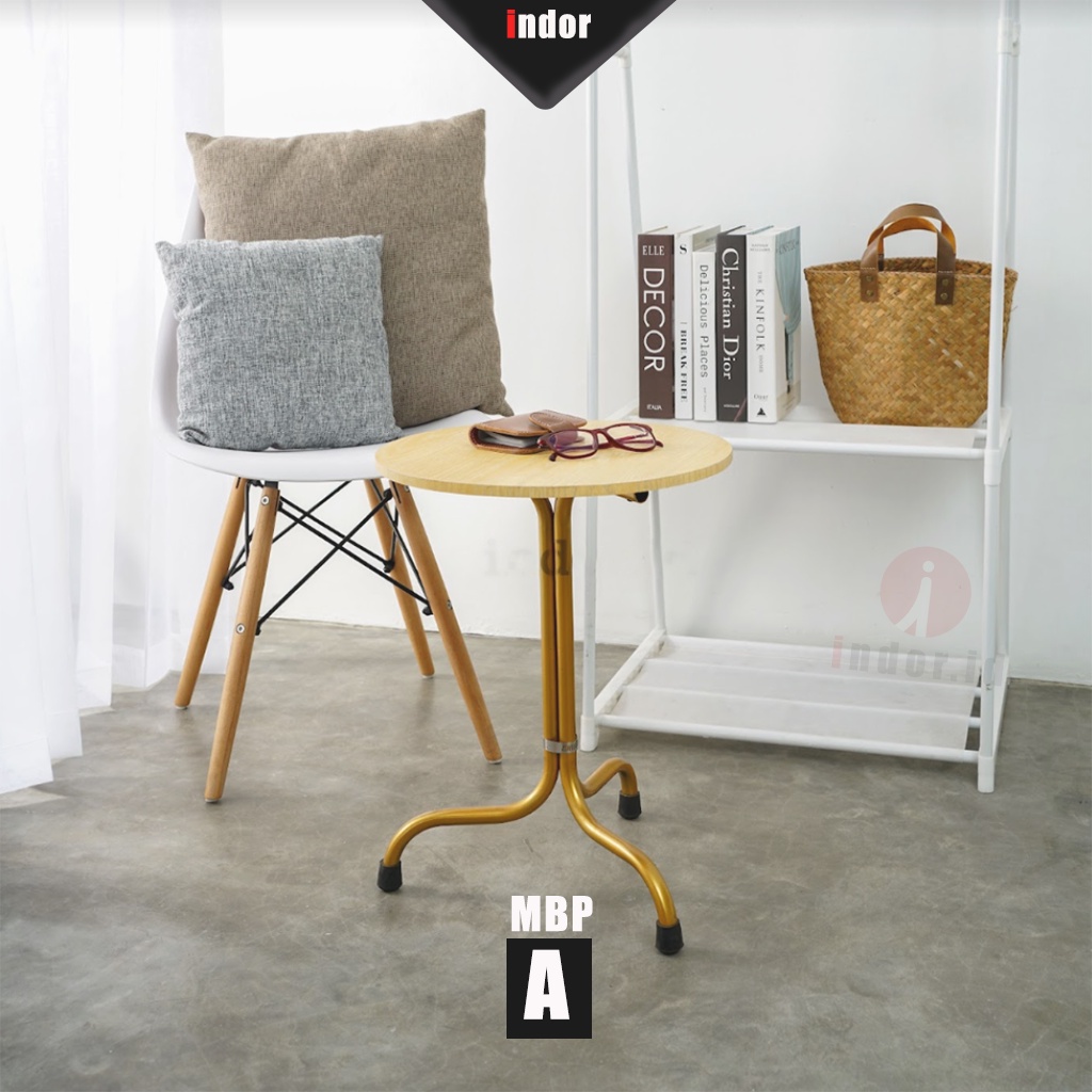 Jual indor.id Meja BULAT AESTHETIC Meja Bundar INDUSTRIAL Bahan KAKI ...