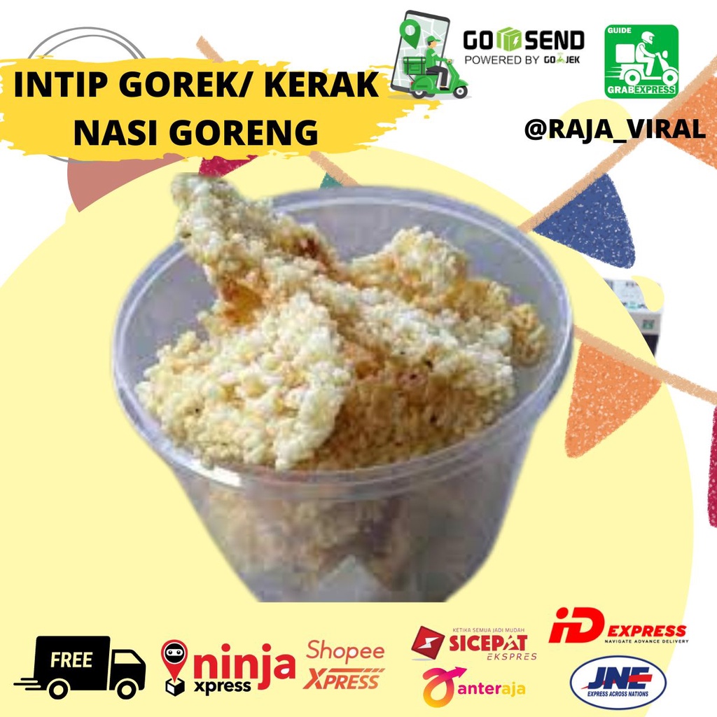 Jual INTIP GORENG/ KERAK NASI GORENG PREMIUM ORIGINAL RASA BAWANG ...