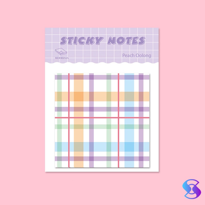 Jual Memo Sticker NOTE /Catatan Tempel Bergaris Warna-Suning Mall ...