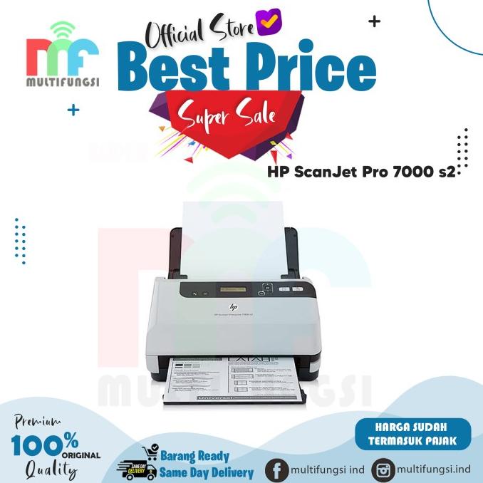 Jual HP ScanJet Pro 7000 s2 Garansi Resmi - Sheet-feed Scanner (L2730B ...
