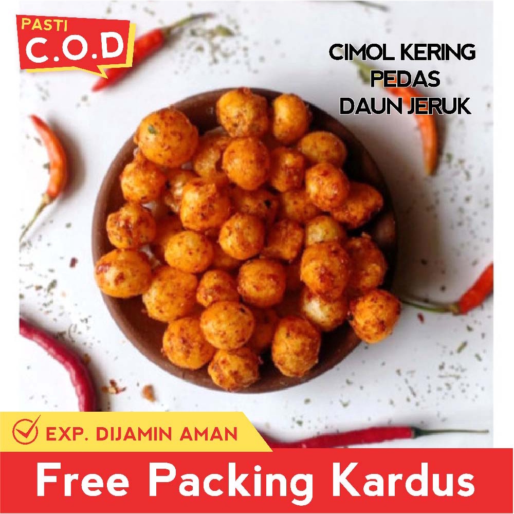 Jual SNACK CIMOL PEDAS DAUN JERUK 125 GRAM MAKANAN KILOAN CEMILAN ...