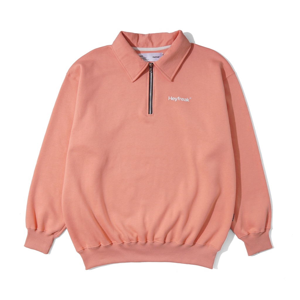 Jual Heyfreak Halfzip Rugby Basic Logo Pink | Shopee Indonesia
