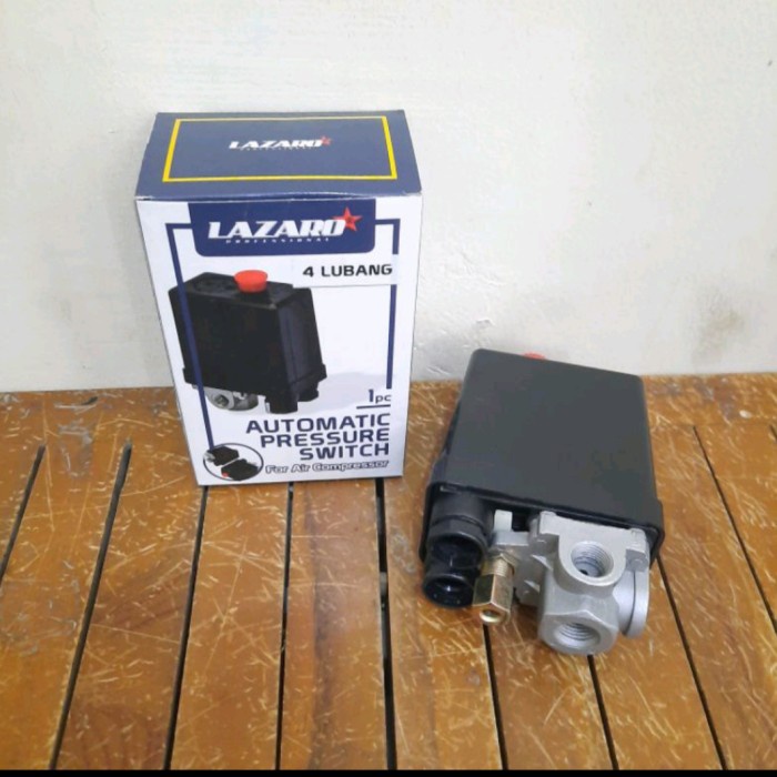 Jual Udara Automatis Angin Kompresor Automatic Pressure Switch 4Lubang ...