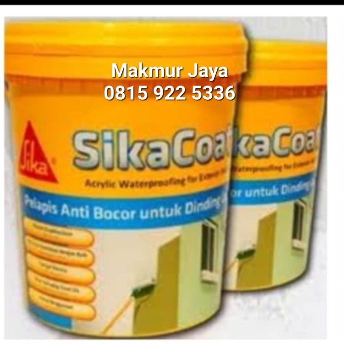 Jual Produk Terbaik] Sika COAT 20 kg pelapis anti bocor untuk dinding ...