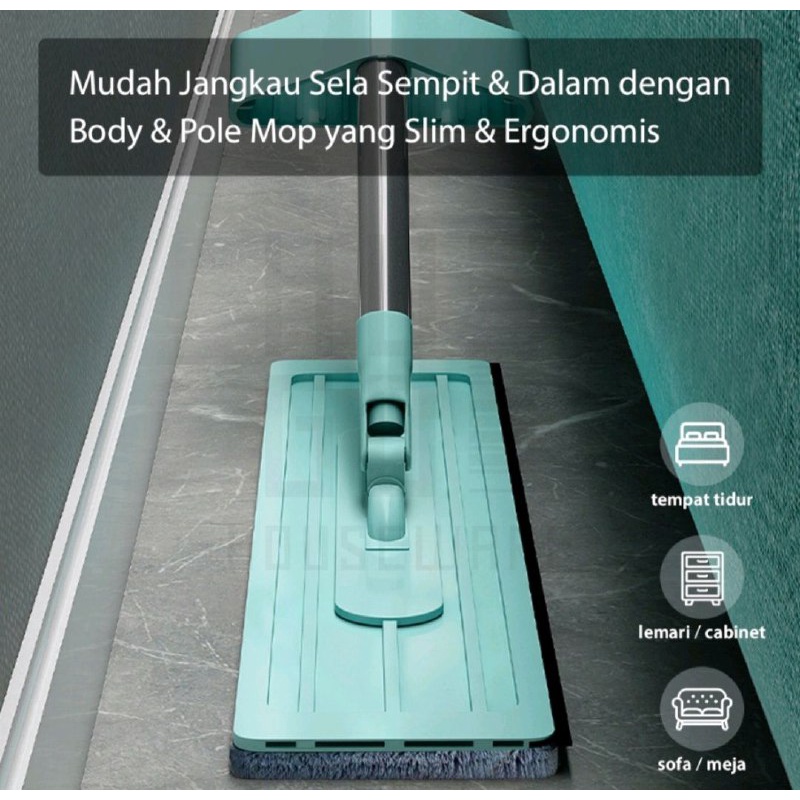 Jual ALAT PEL LAZY MOP UKURAN 35CM ALAT PEL PRAKTIS PERAS OTOMATIS ALAT ...
