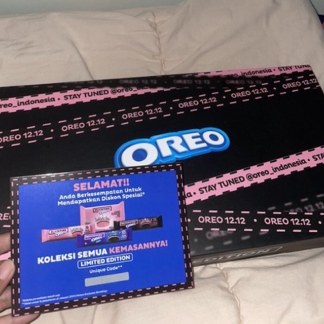 Jual Voucer code Oreo x Blackpink Exclusive Collectible box | Shopee ...
