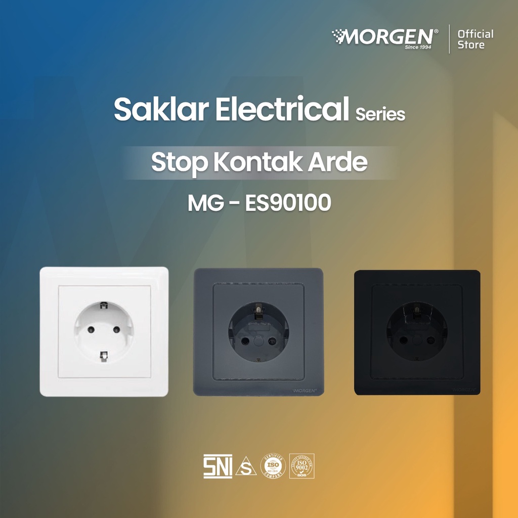 Jual Morgen Saklar ES series Engkel, Seri, TV NPC | Shopee Indonesia