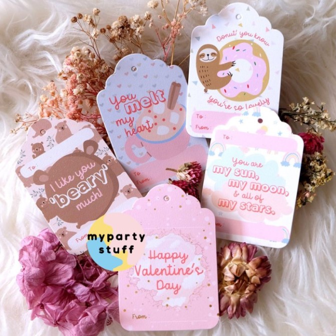 Jual Hang Tag Hangtag Valentine Handtag Hand Tag Valday Card Mini Kartu ...