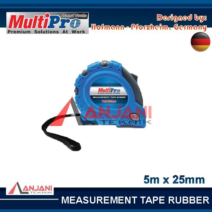 Jual METERAN KARET 5 M x 25 mm MULTIPRO MEASUREMENT TAPE RUBBER 5M ...