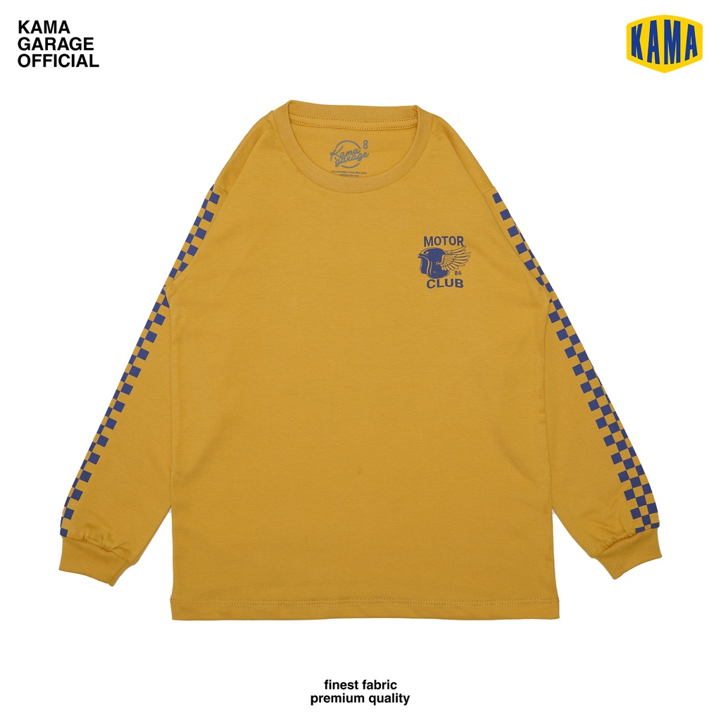 Jual KAMA GARAGE Motor Club Baju Kaos Anak Lengan Panjang | Shopee ...
