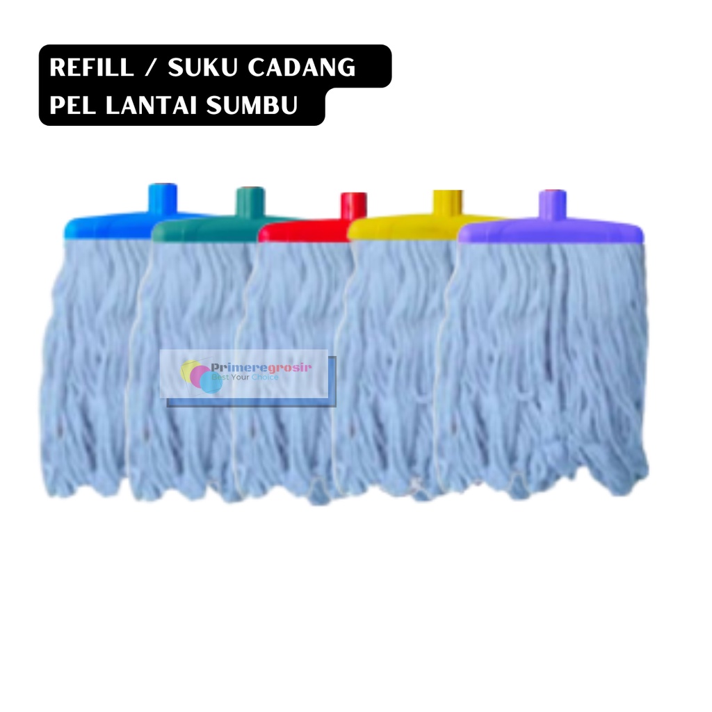 Jual Pel Pelan Sumbu Murah / Refill Kain Pel Lantai Tebal | Shopee ...