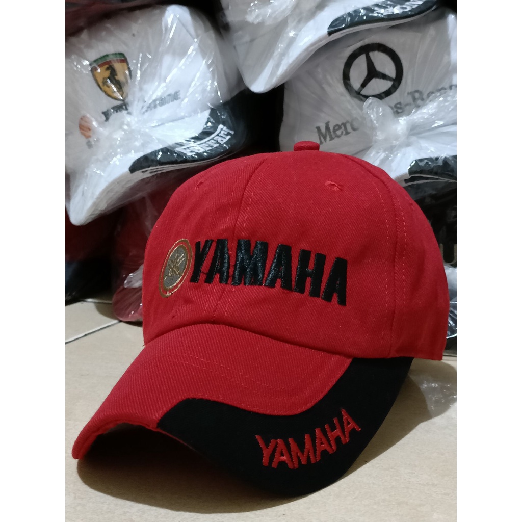 Jual topi yamaha / topi basebal bordir yamaha pria wnita / topi raffel ...