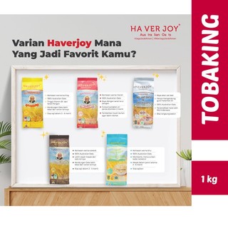 Jual Haverjoy Oatmeal 1kg Australian Oat Havermout Instan Rolled Quick ...