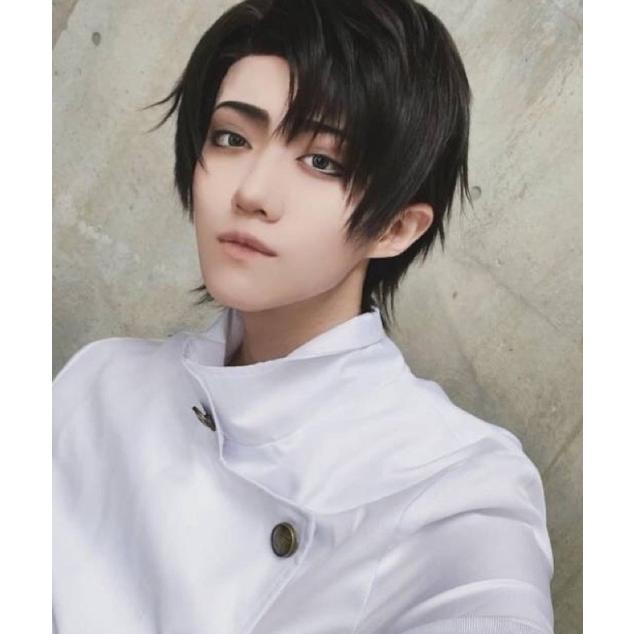 Jual Promo Yuta Okkotsu Wig Jujutsu Kaisen Wig Cosplay Black Hitam Wig Cowok Korea Best Seller