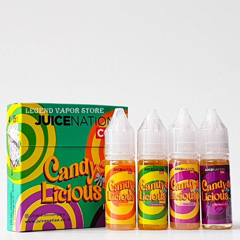 Jual SALT NIC - LIQUID CANDY LICIOUS 25MG Friendly Pack 15ML X 4 ...