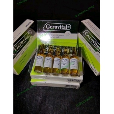 Jual GEROVITAL H3 ORIGINAL 100% [READY 1 box @5 ampul] | Shopee Indonesia