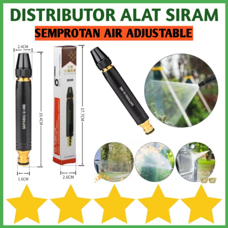 Jual SEMPROTAN AIR / ALAT CUCI MOBIL MOTOR TANAMAN NOZZLE ADJUSTABLE ...