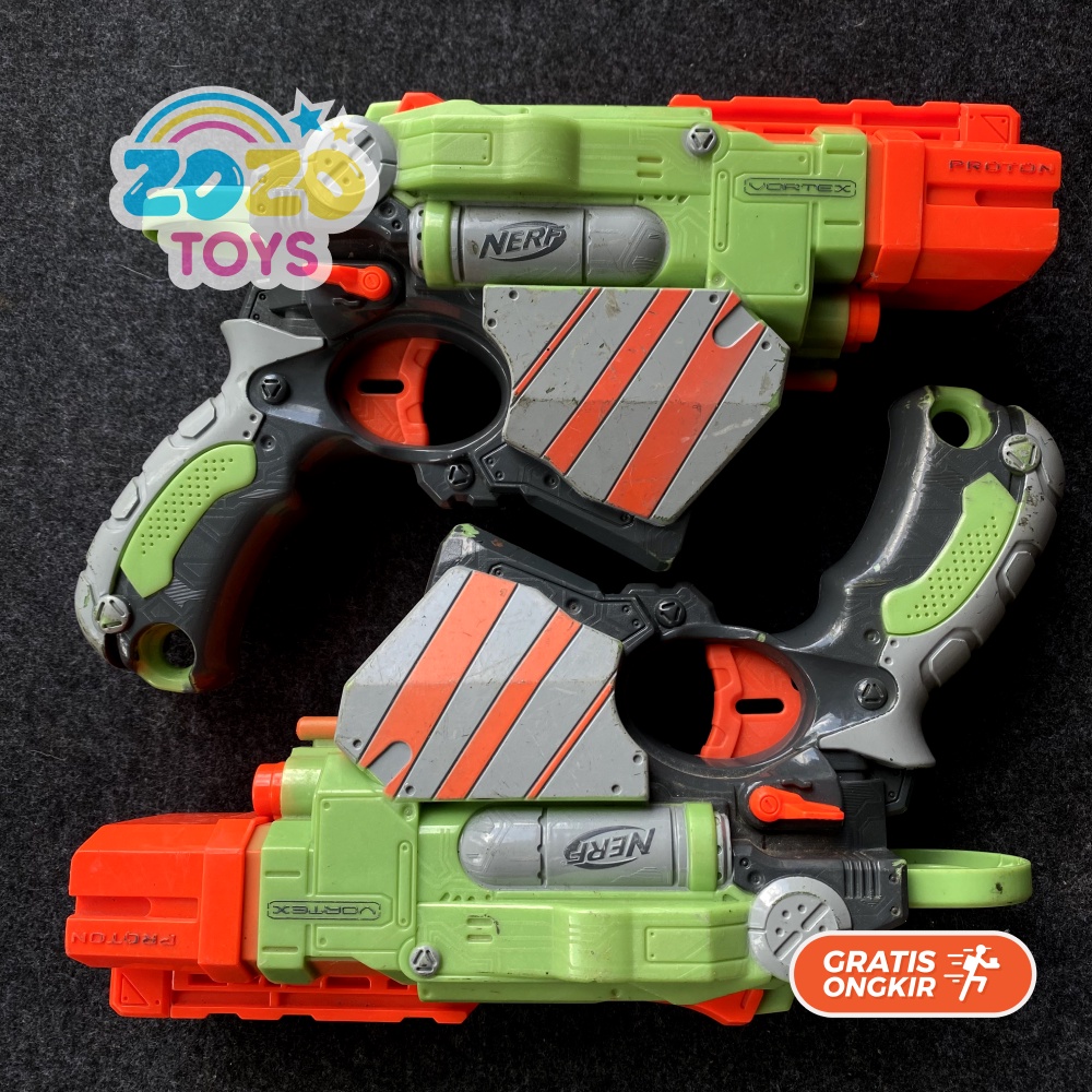Jual Nerf Vortex Proton Mainan Tembakan Bekas Pistol Preloved | Shopee ...